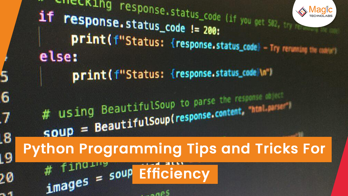 Python Programming Tips and Tricks for Efficiency Python Programming Tips and Tricks for Efficiency