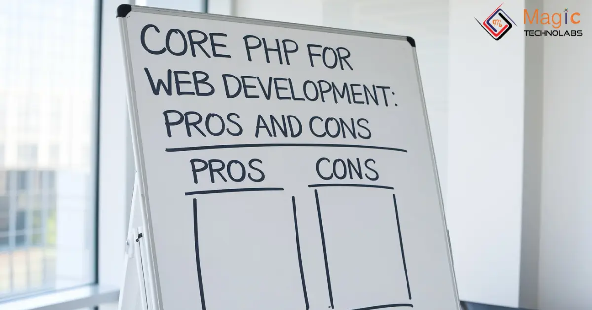 Core PHP for Web Development: Pros and Cons