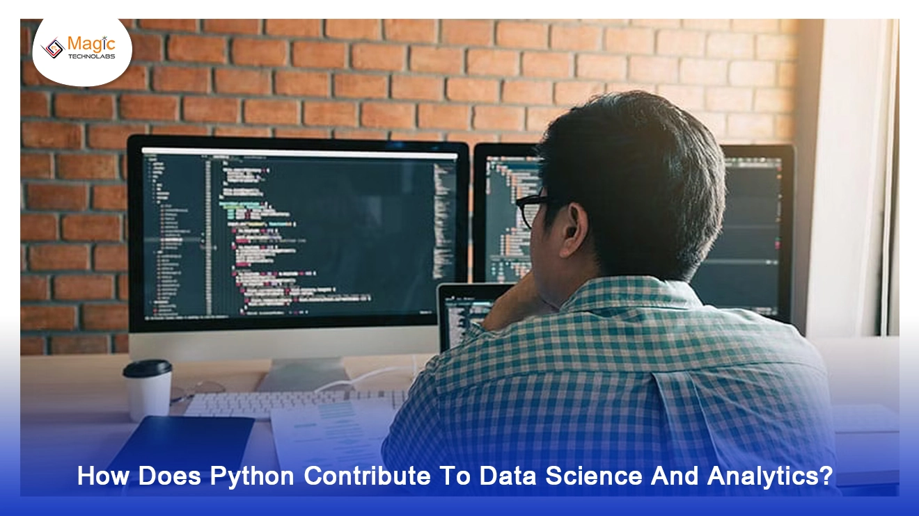 How does Python contribute to data science and analytics?